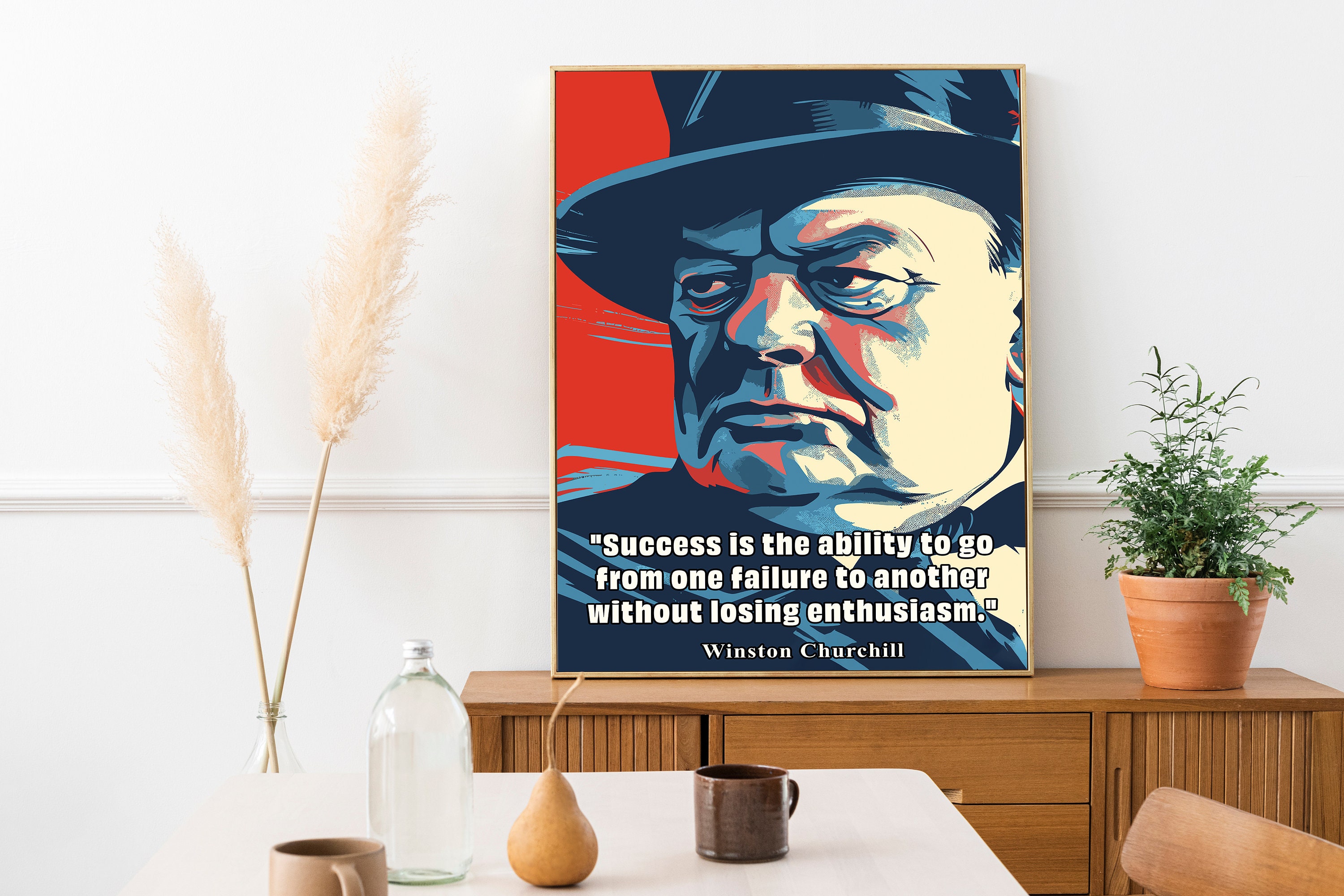 Winston Churchill - the History Icons - Empowering Poster, Classrooms ...
