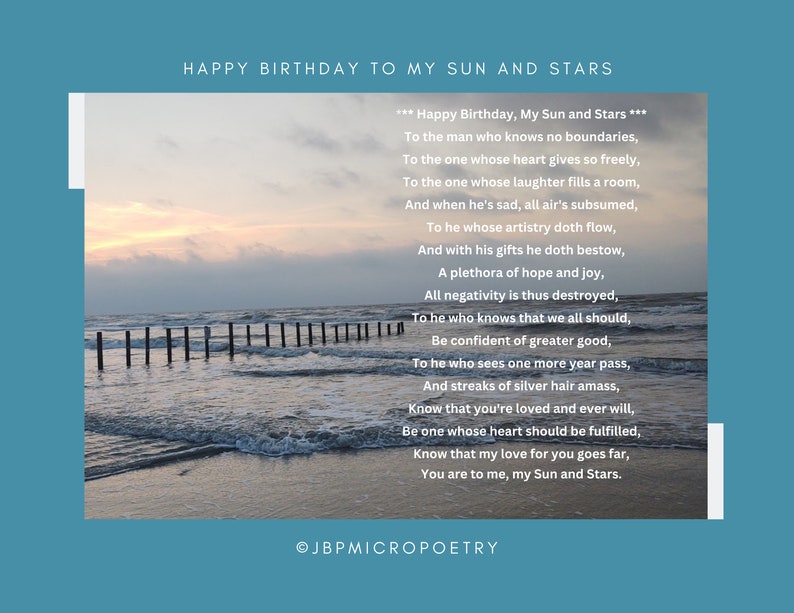 Birthday Gift, Unique Gifts, Gift for Husband, in Love Poem, Faith - Etsy