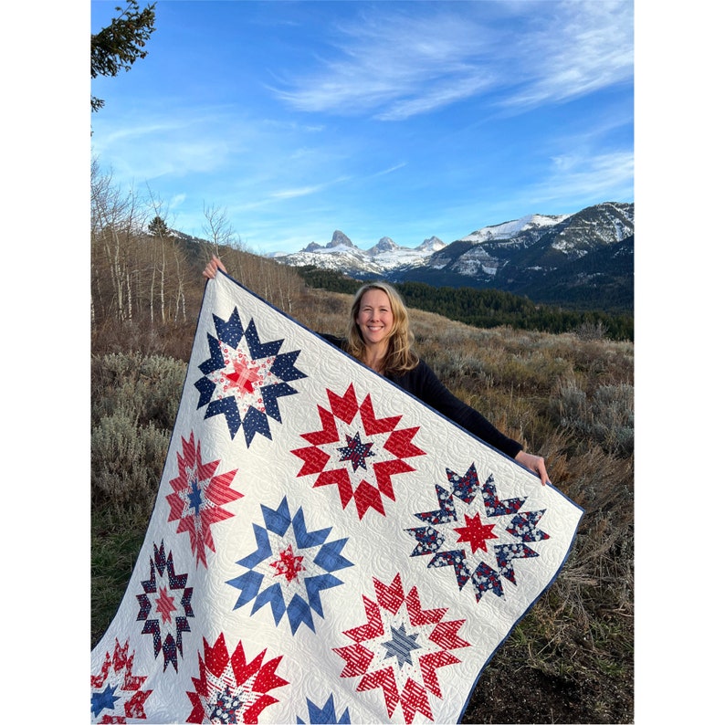 Sparkling Blooms PDF Quilt Pattern Digital Download by Chantelle Bailey ...