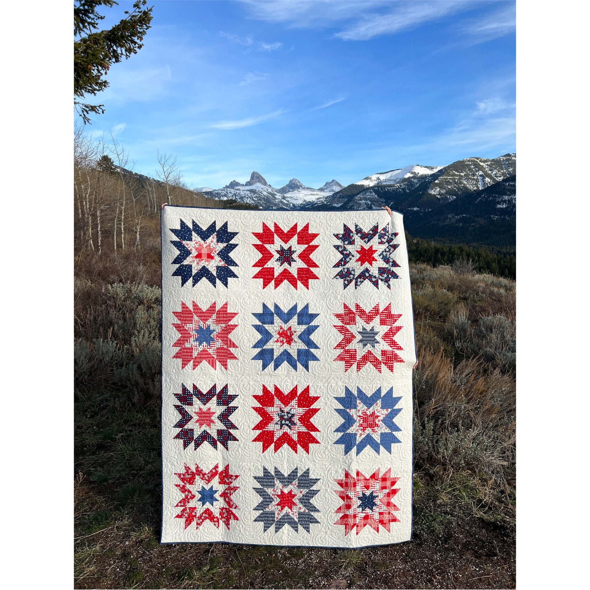 Sparkling Blooms PDF Quilt Pattern Digital Download by Chantelle Bailey ...