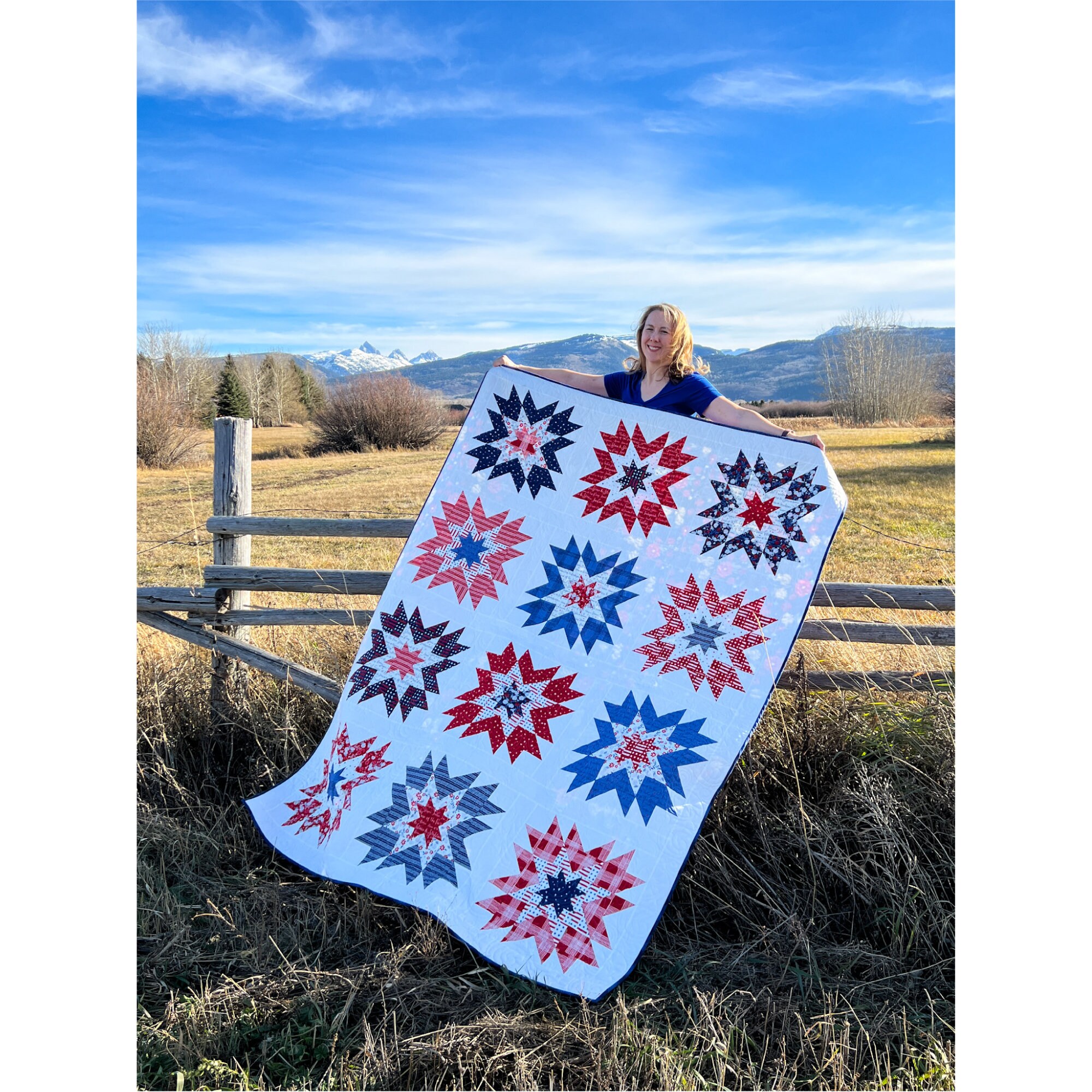 Sparkling Blooms PDF Quilt Pattern Digital Download by Chantelle Bailey ...