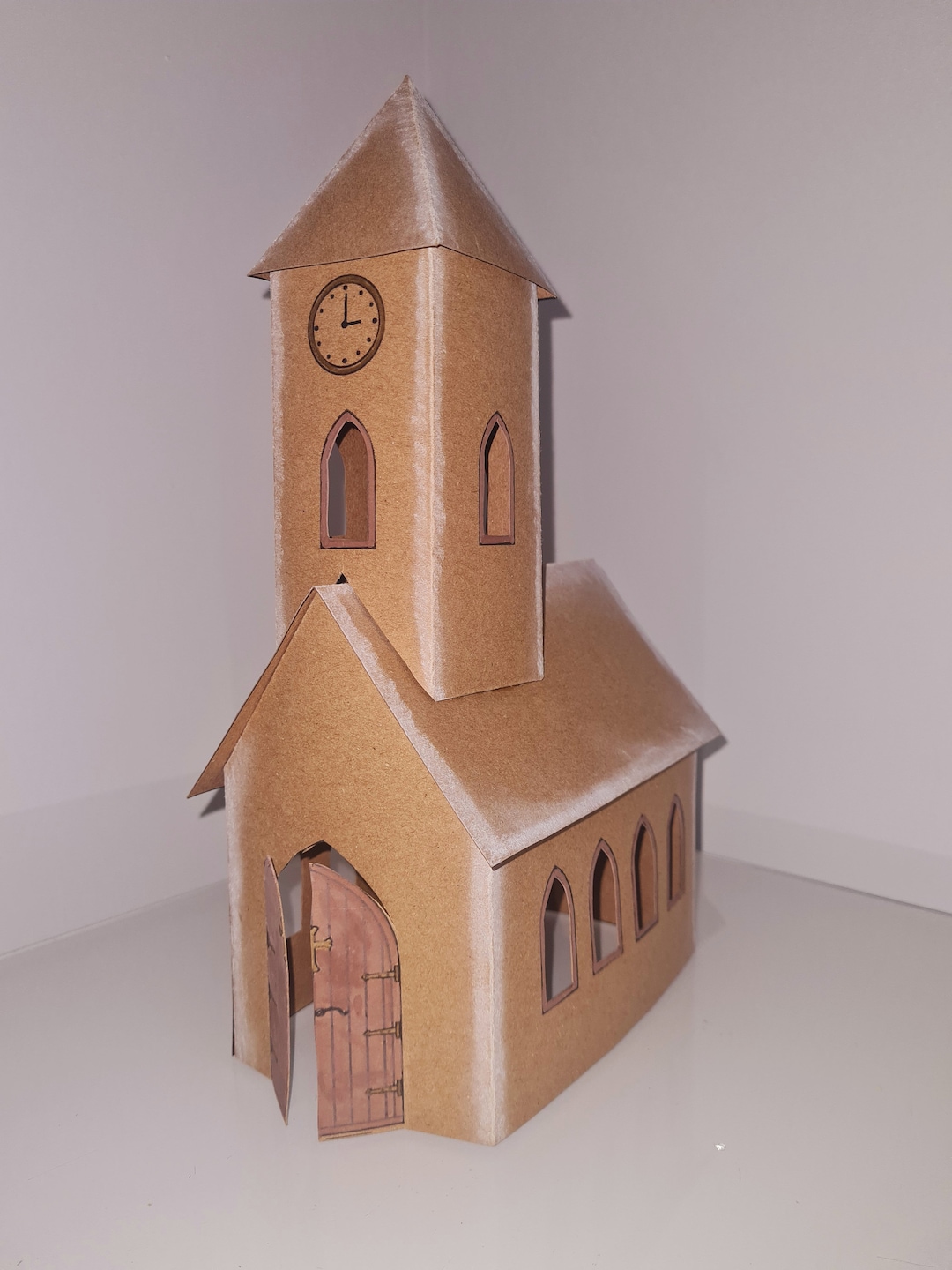 Make Your Own Paper Church- Card Church- Miniature Church Make Your Own ...