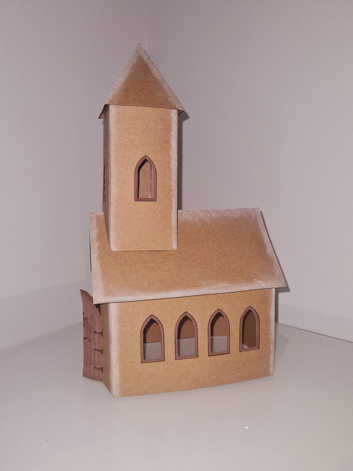 DIY Kraft Card Church Kit: Build Your Own Miniature Church (2 Pack) - Etsy