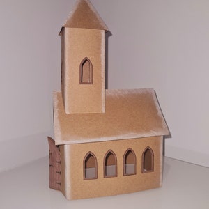 DIY Kraft Card Church Kit: Build Your Own Miniature Church (2 Pack) - Etsy