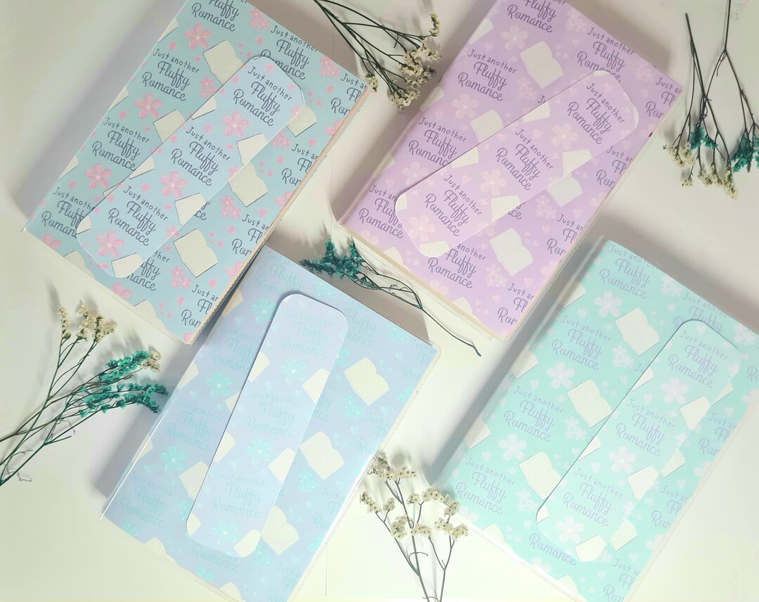 Cute Protective Book Cover. Interchangeable Design With Bookmark ...
