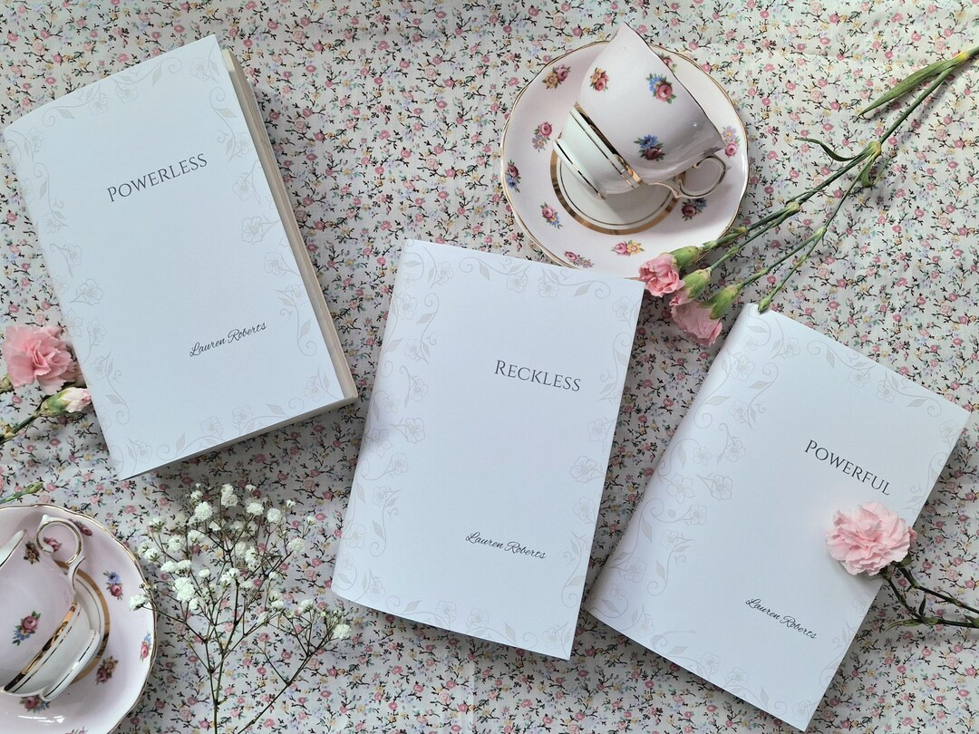 Custom Floral Book Dust Jacket: Elegant Decorative Paperback - Etsy
