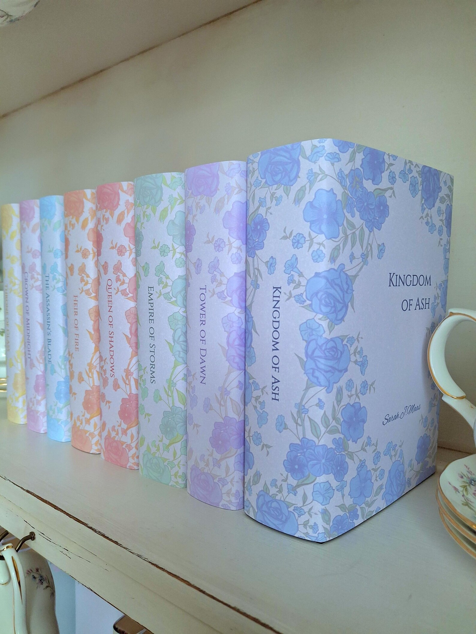Printable TOG Floral Digital Download Decorative Book Dust Jacket Set ...