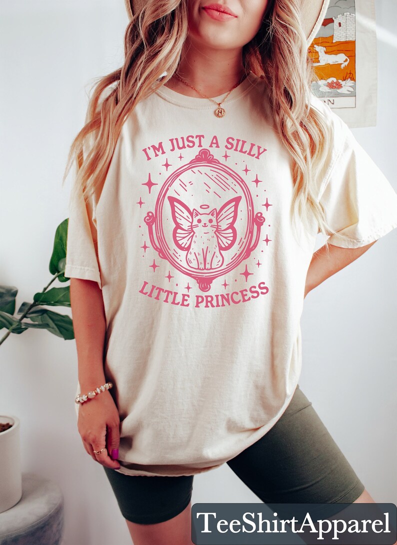Silly Little Princess Cat T-shirt: Funny Meme Graphic Tee - Etsy