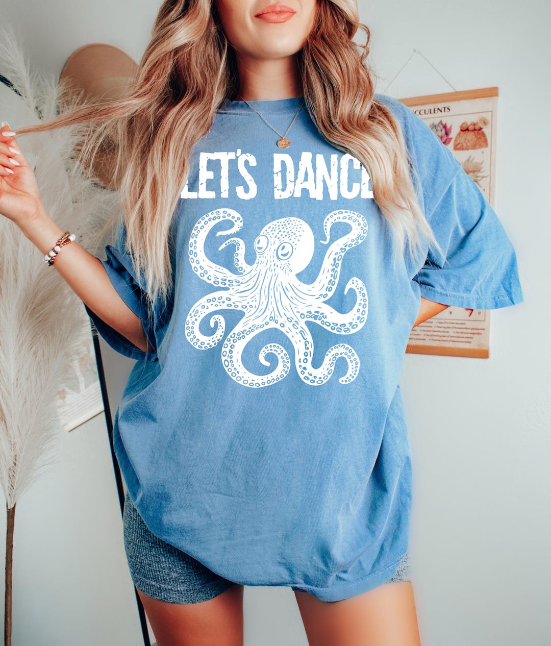 Comfort Colors® Lets Dance Shirt, Funny Octopus Shirt, Sarcastic T ...