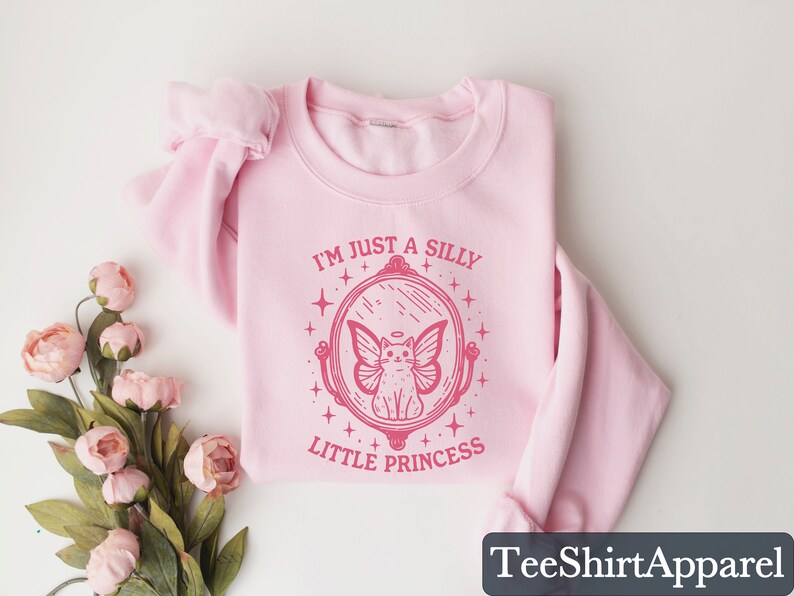 Silly Little Princess Cat T-shirt: Funny Meme Graphic Tee - Etsy