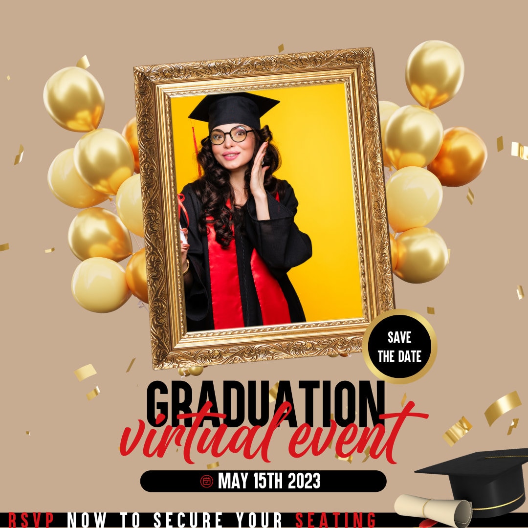 Canva Graduation Flyers - Etsy