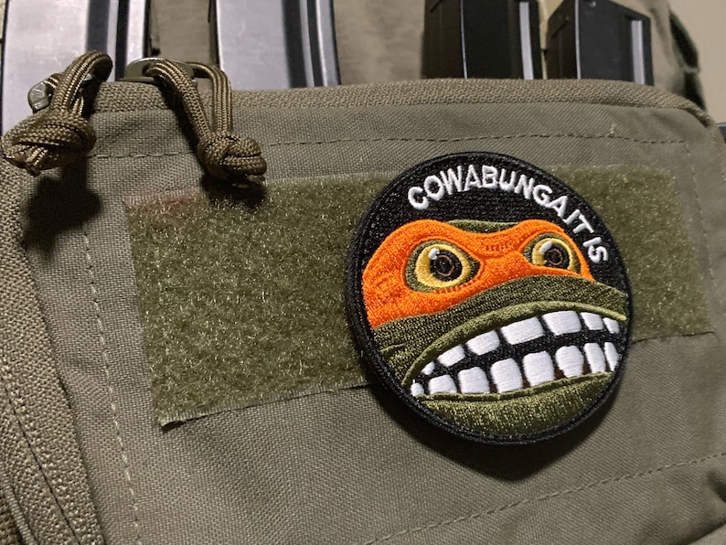 Cowabunga It is Airsoft Patch - Etsy