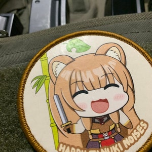 Raphtalia "happy Tanuki Noises" Rising of Shield Hero Patch / Sticker ...