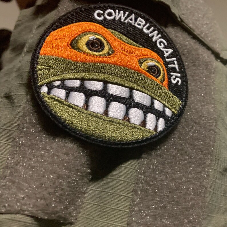 Cowabunga It is Airsoft Patch - Etsy