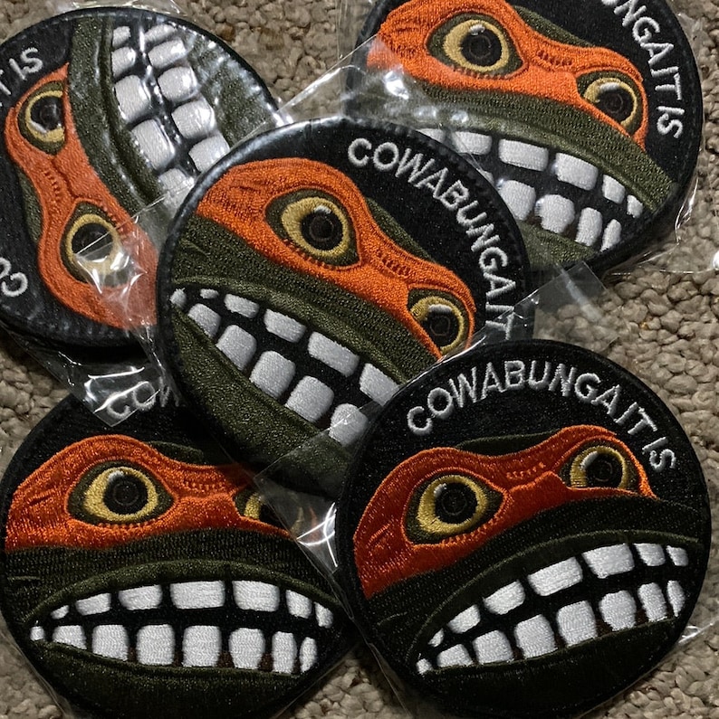 Cowabunga It is Airsoft Patch - Etsy
