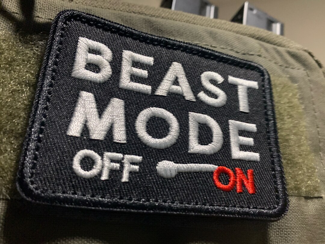 Beast Mode ON Airsoft Meme Patch - Etsy