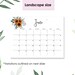 2023 2024 Printable Calendar Bundle Portrait, Editable, Monthly ...