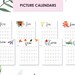 2023 2024 Printable Calendar Bundle Portrait, Editable, Monthly ...