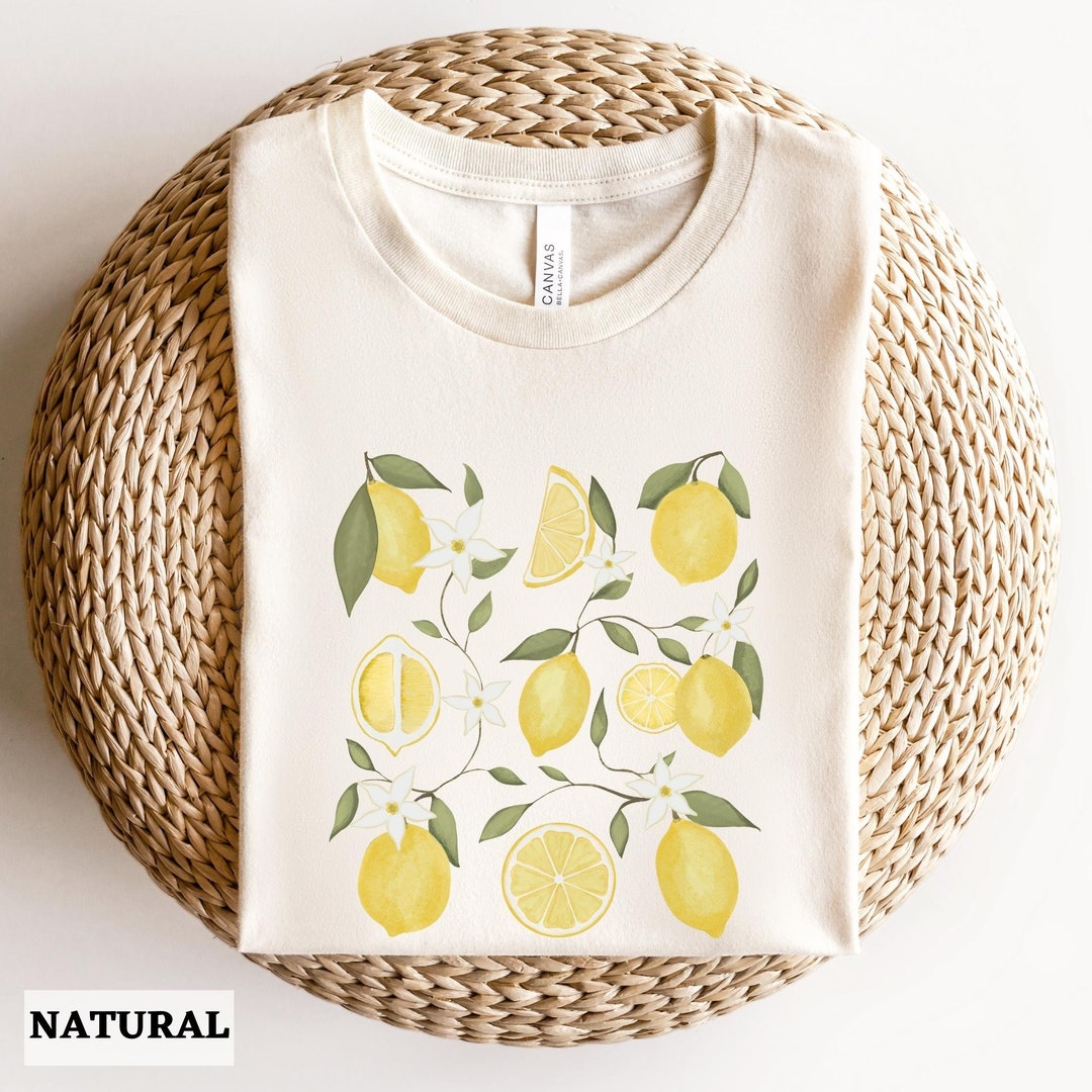 Cottagecore Citrus Shirt, Lemon Tee, Aesthetic Clothes, Gardening ...