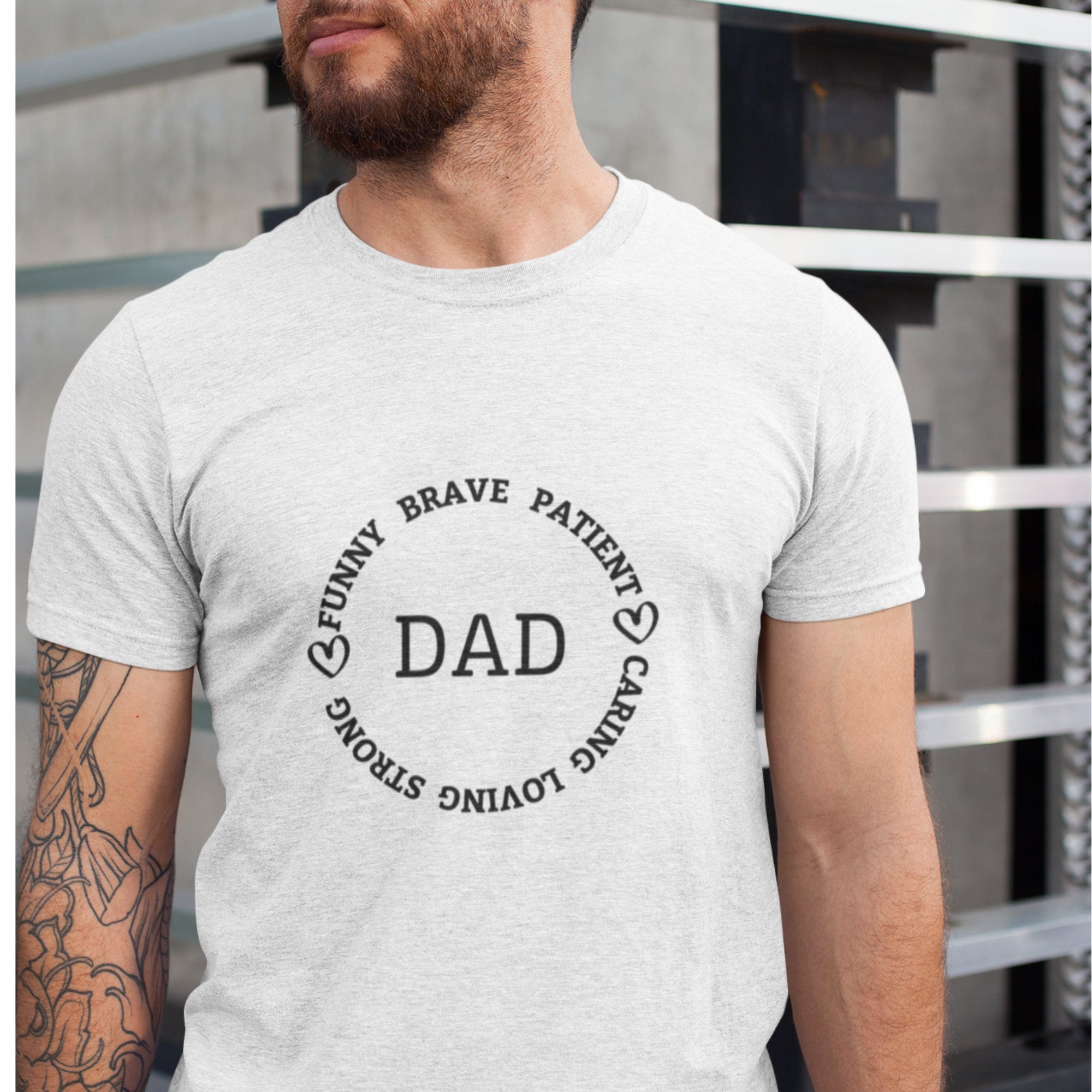 DAD Svg Png,fathers Day SVG for Shirt, Dad Funny Brave Patient Strong ...