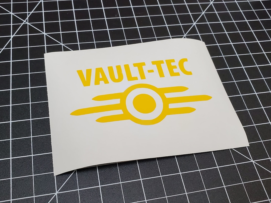 Vault-tec (fallout) Vinyl Decal Sticker - Etsy