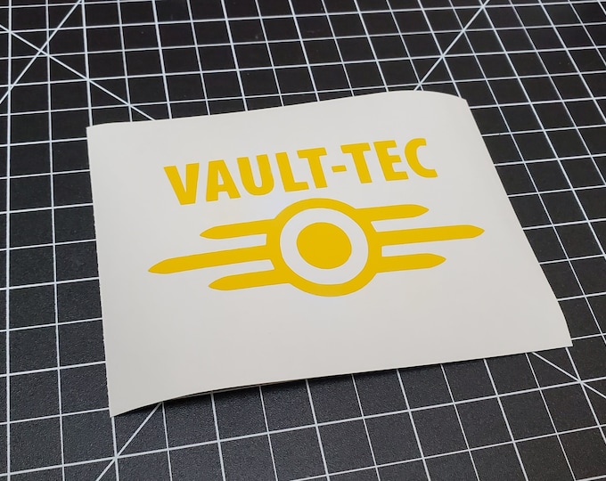 Vault Tec Logo Inspired Fallout 4 Decal - Etsy