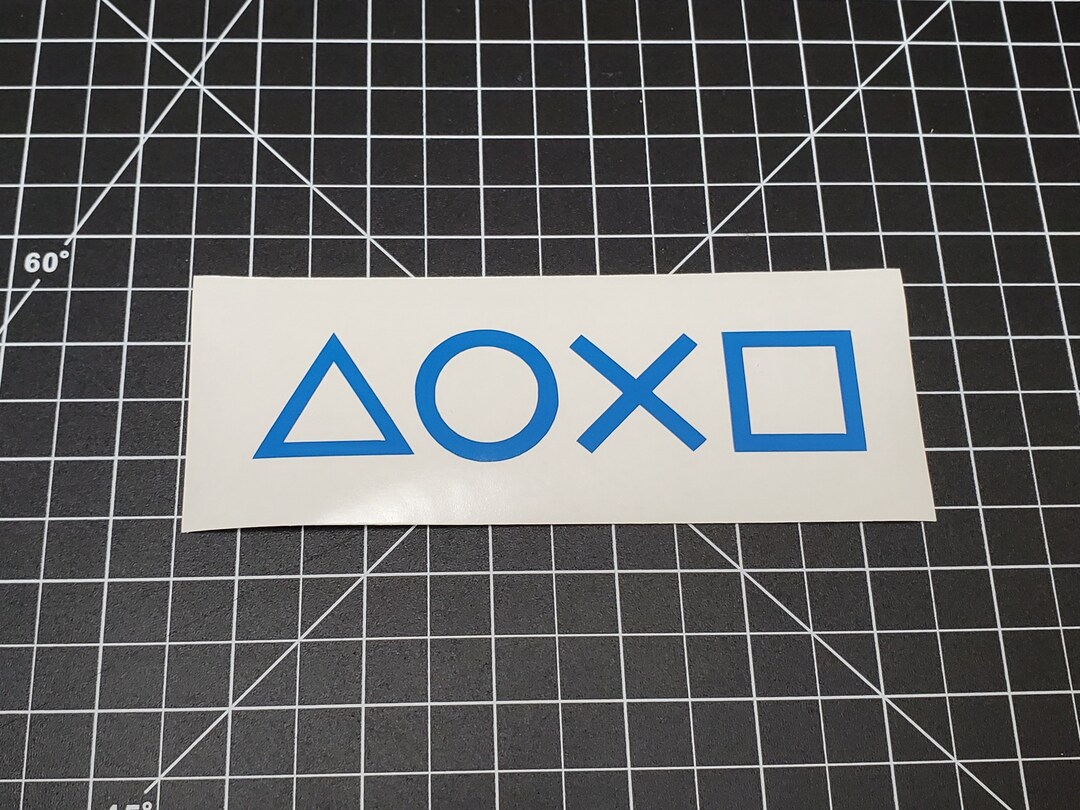 Playstation Vinyl Decal Sticker - Etsy