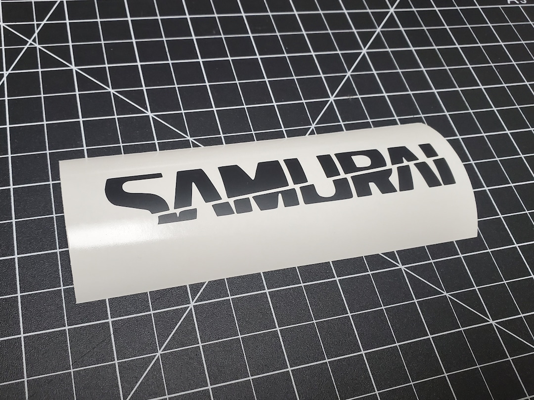 Samurai (cyberpunk) Vinyl Decal Sticker - Etsy