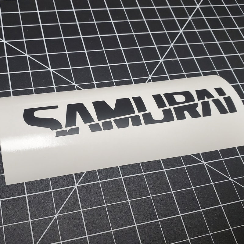 Samurai Vinyl Decals - Etsy