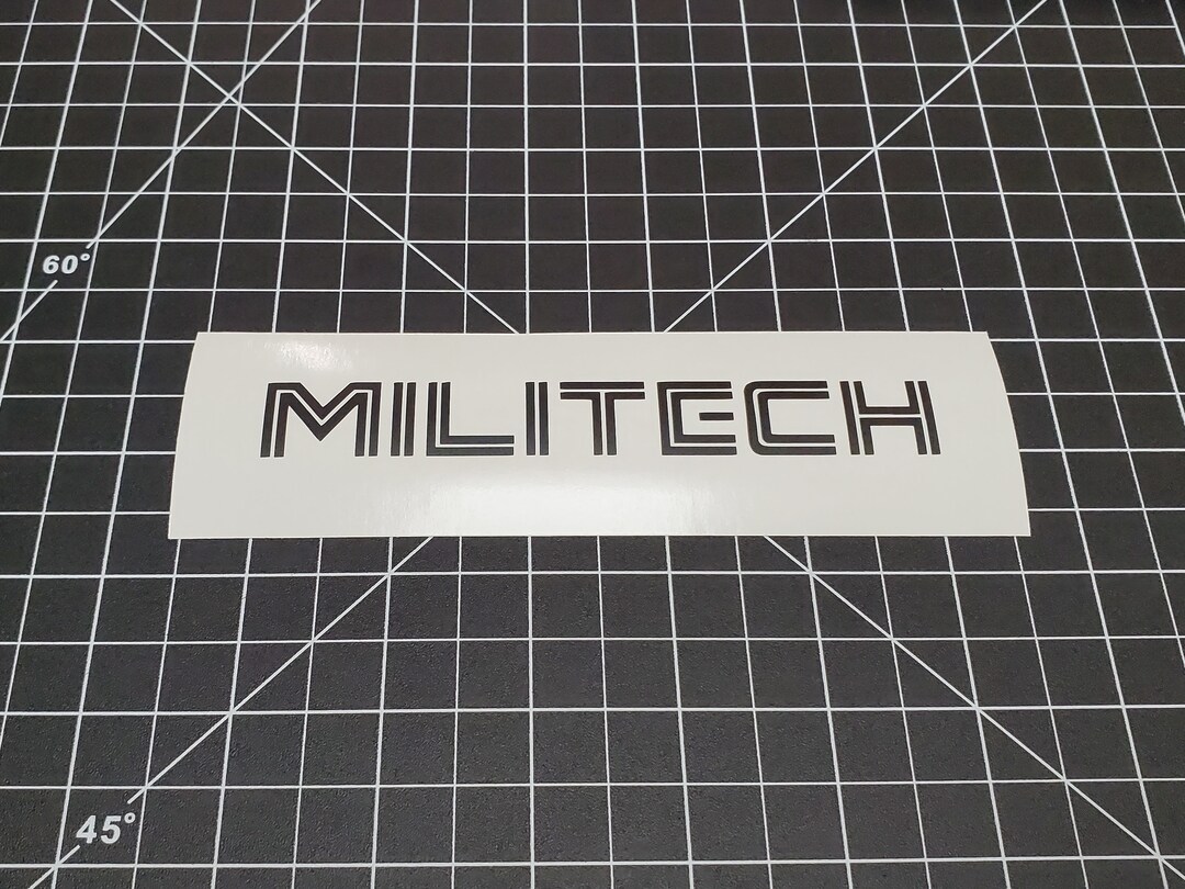 Militech (cyberpunk) Vinyl Decal Sticker - Etsy