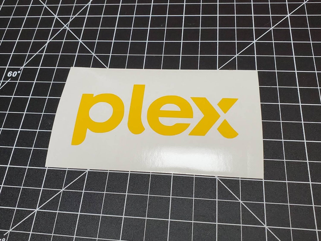 Plex Media Server Vinyl Decal Sticker - Etsy