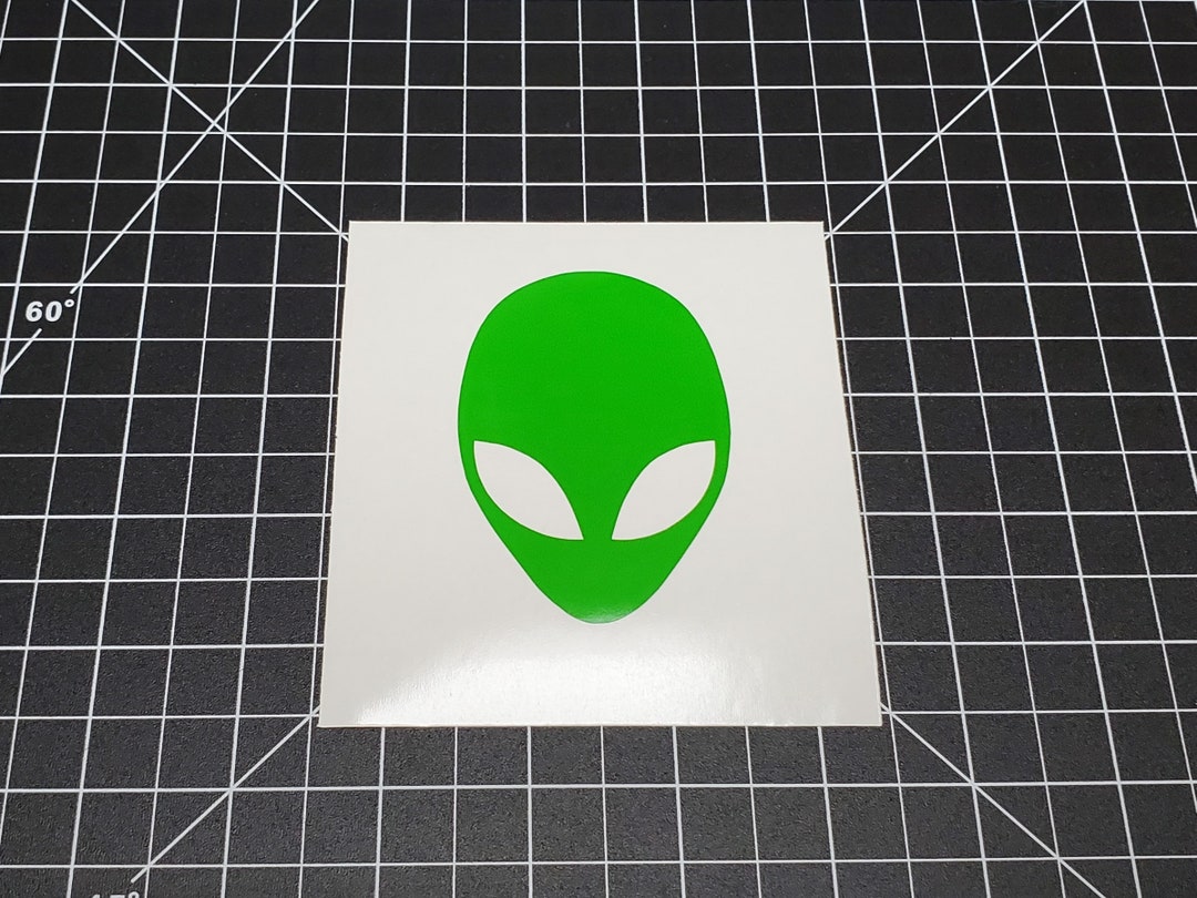 Alien Vinyl Decal Sticker - Etsy