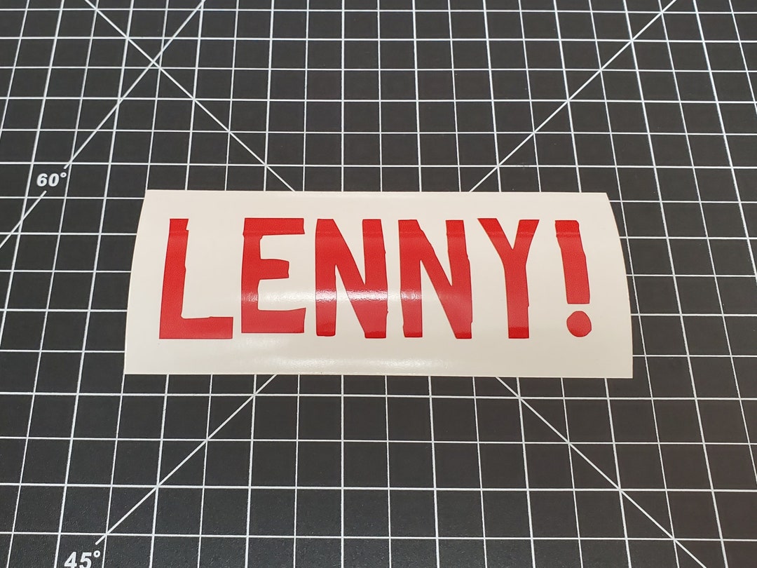 RDR2 Lenny Vinyl Decal Sticker - Etsy