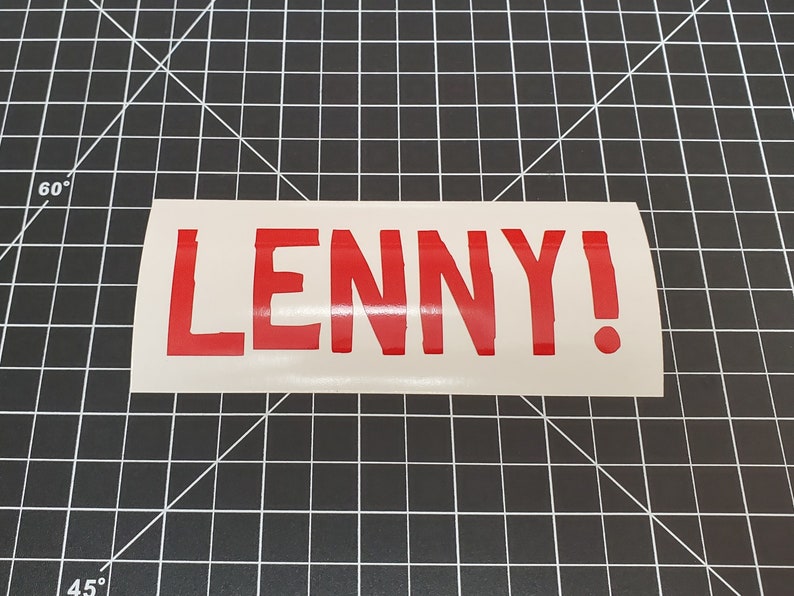 RDR2 Lenny Vinyl Decal Sticker - Etsy