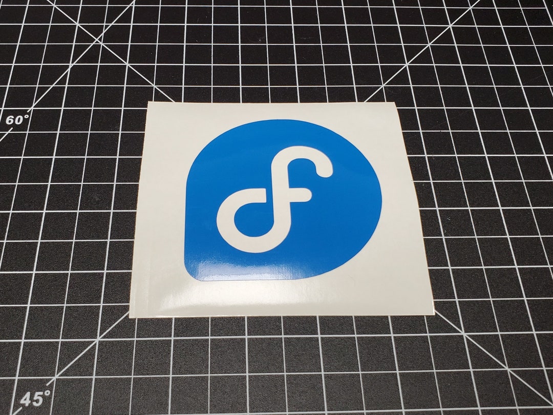 Fedora Linux Vinyl Decal Sticker - Etsy