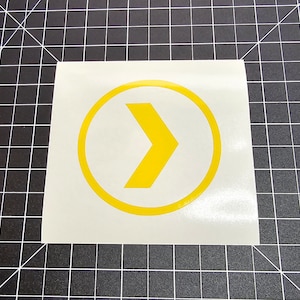 Plex Media Server Icon Vinyl Decal Sticker - Etsy