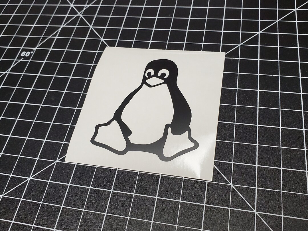 Linux Penguin (tux) Vinyl Decal Sticker - Etsy
