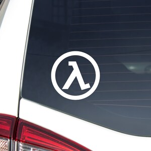 Lambda Icon (half-life) Vinyl Decal Sticker - Etsy