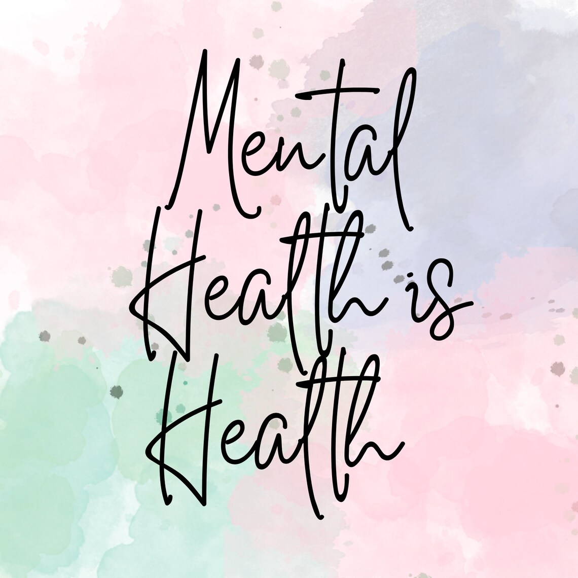 Mental Health is Health Poster - Etsy