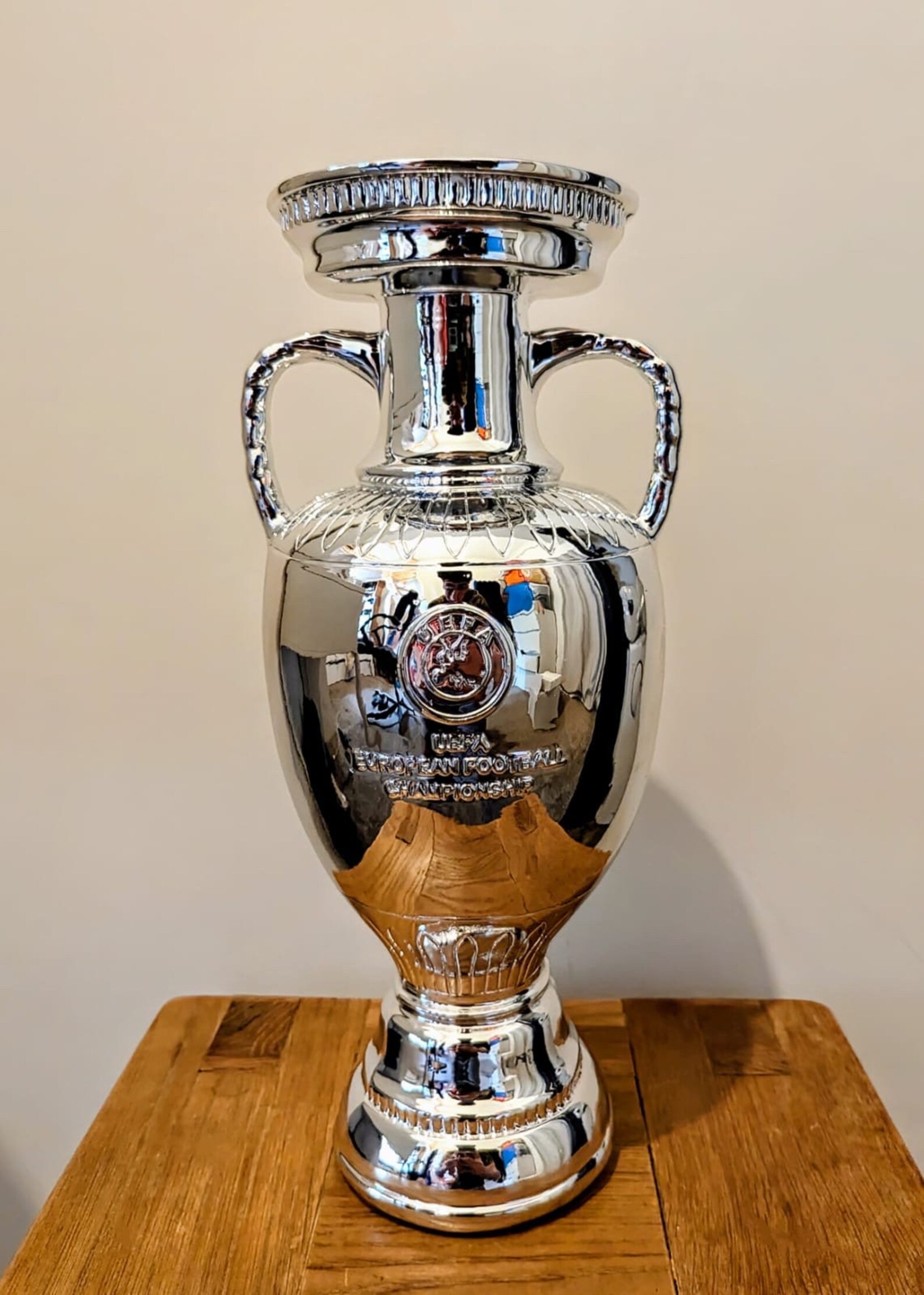 32cm EURO 2024 Trophy Replica LARGE SIZE High Quality Handmade Football ...