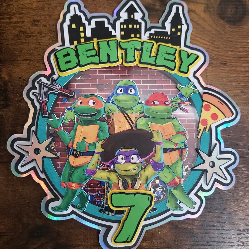 Turtles Cake Topper - Etsy
