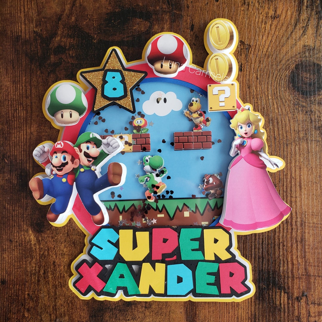 Mario - 3D Cake Topper - Etsy