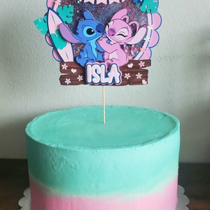 ANGEL STITCH - Shaker Cake Topper - Cupcake Toppers - Etsy