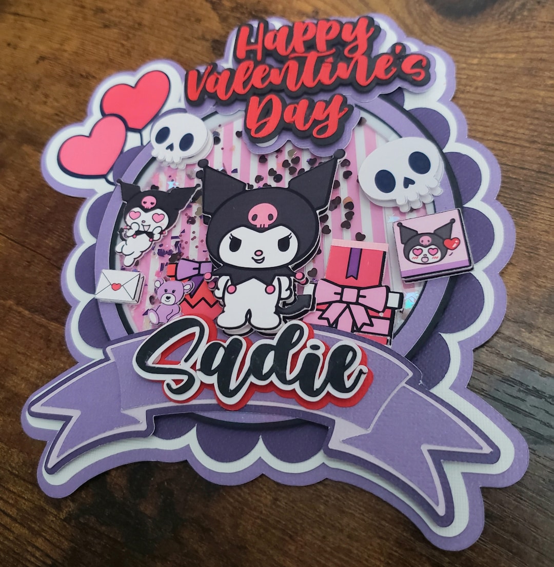 Kuromi Shaker Cake Topper - Etsy