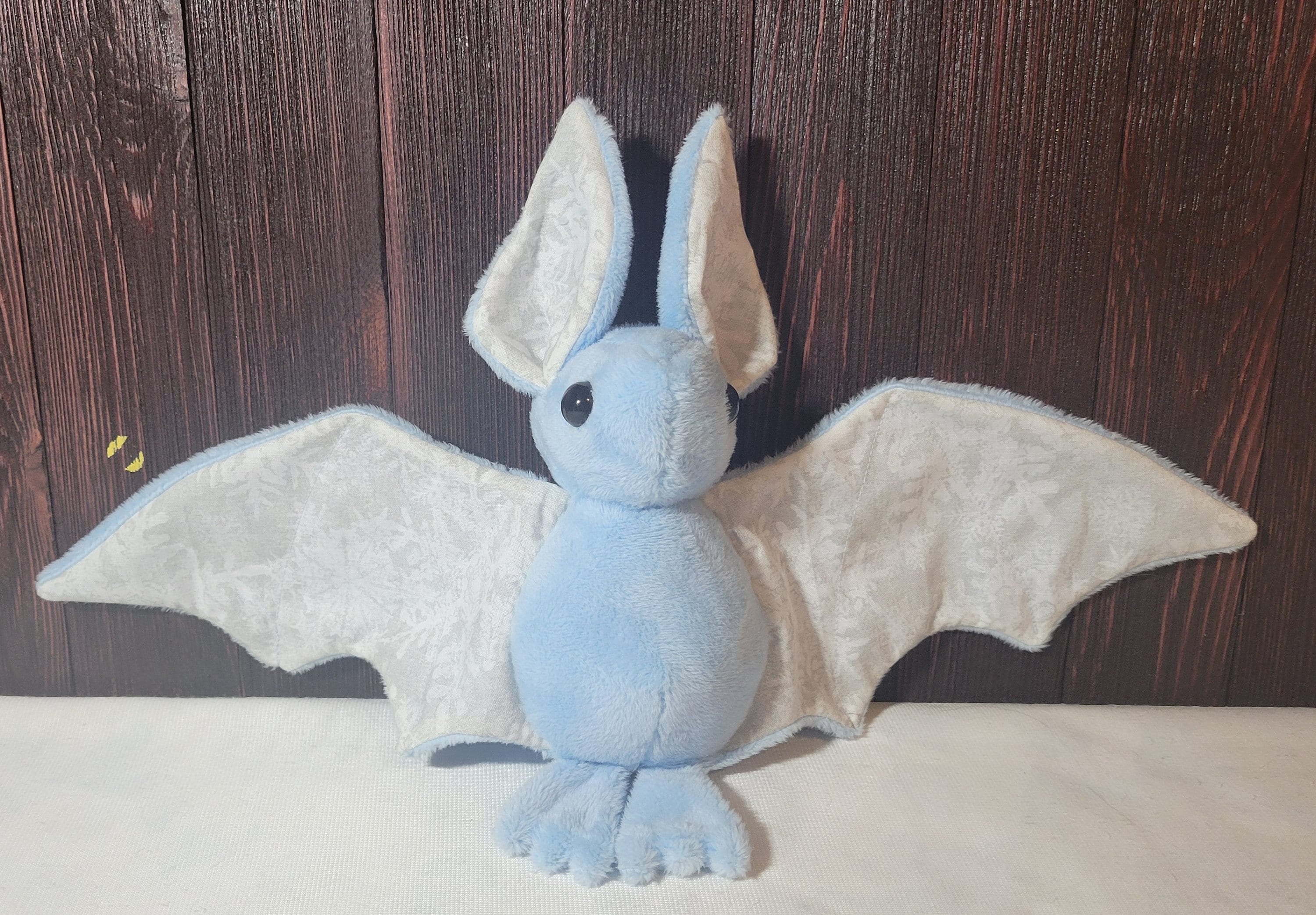 Plush Bat - Baby Blue Flurries - Etsy