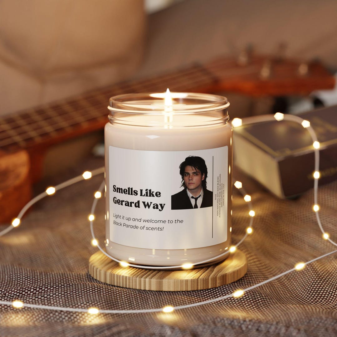 Gerard Way Soy Wax Candle: My Chemical Romance Fan Gift - Etsy