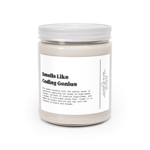 Smells Like Coding Genius Candle, Programmer Gift, Coder Gift - Etsy