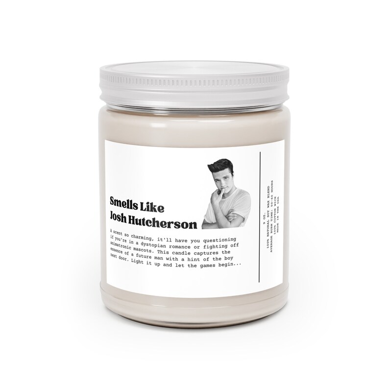 Smells Like Josh Hutcherson Candle, Hunger Games Candle, FNAF, Candle ...