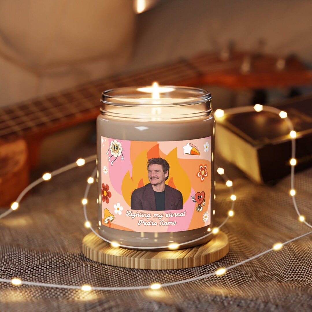 Pedro Pascal Candle | Pedro Pascal Fan Merch | Candle for Her | Last of ...