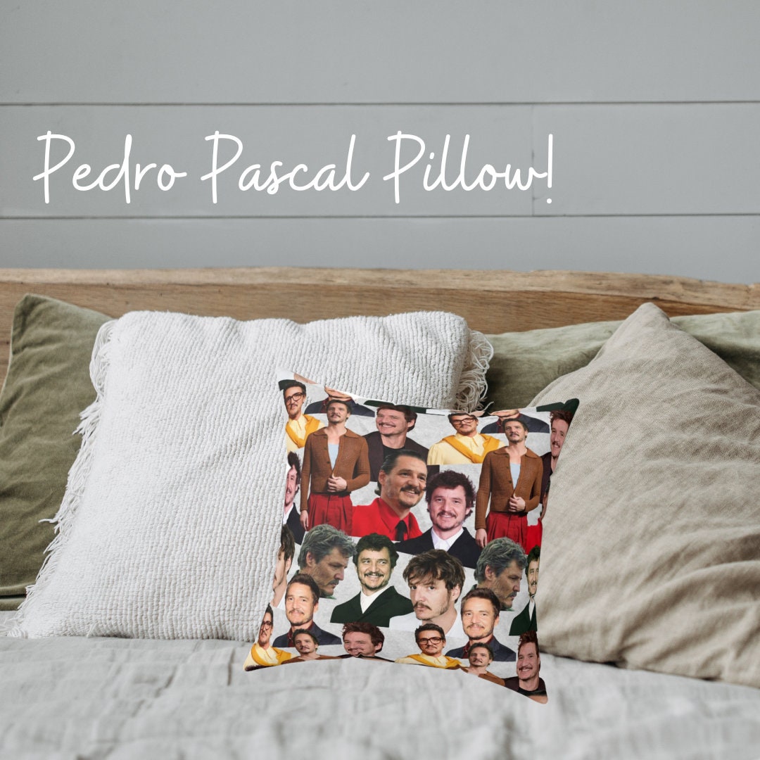 Pedro Pascal Square Pillow | Pedro Pascal Pillow | Pedro Pascal Gifts ...